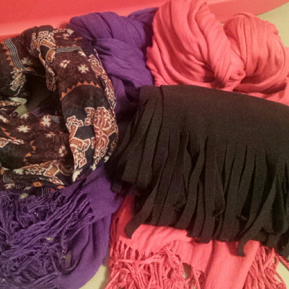 Accessories | 4 Scarves Lot | Poshmark